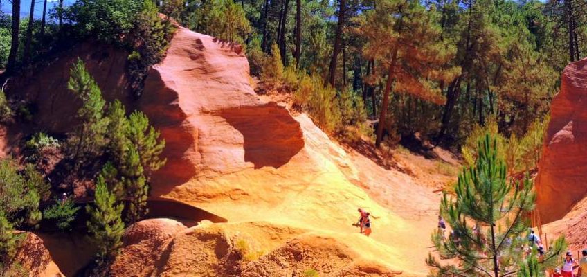 Balade sur le sentier des Ocres de Roussillon - Luberon
