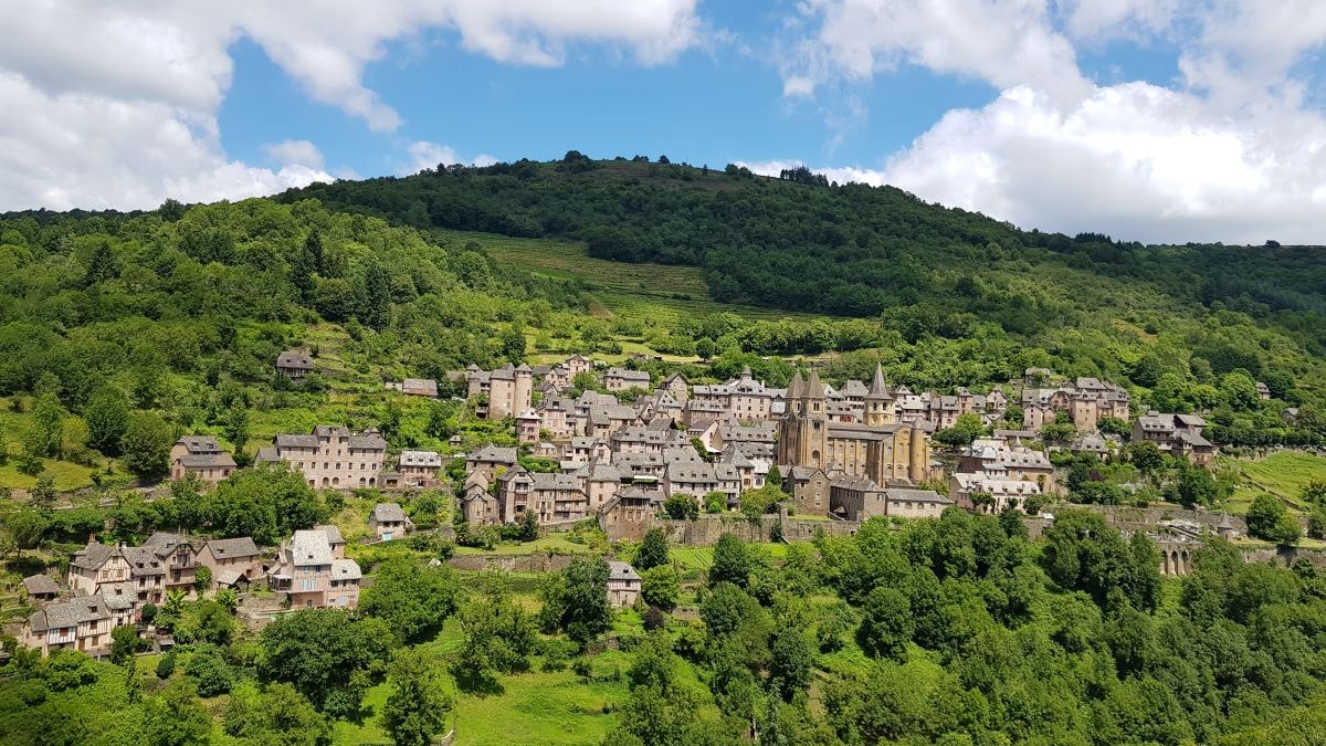 Visite de Conques sur le Chemin de St Jacques de Compostelle
